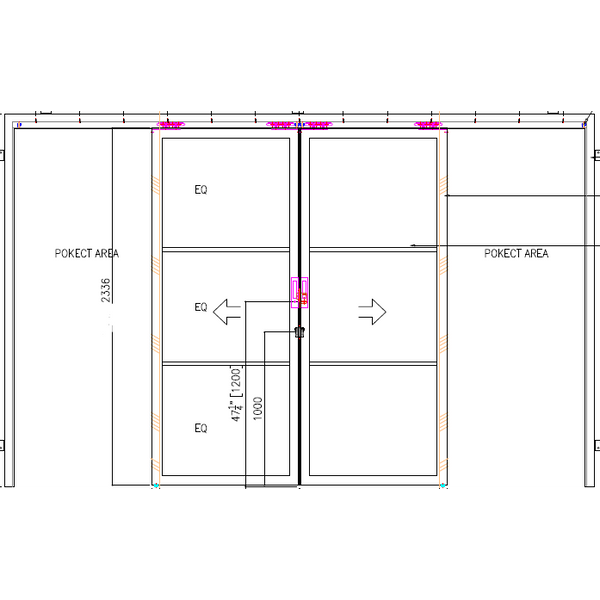 Steel French Doors - Pre-Order Light 3 - Double – Black Diamond Iron Doors