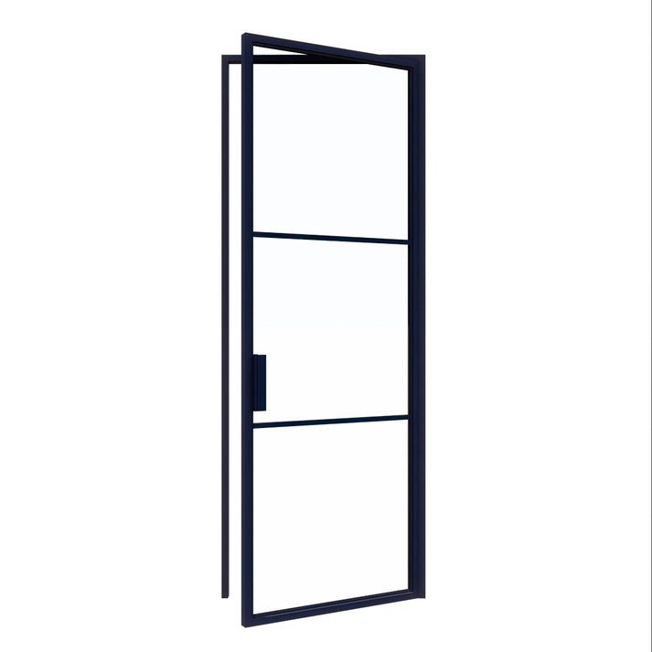Steel Interior Doors – Light 3 Single Interior | Black Diamond Iron Doors