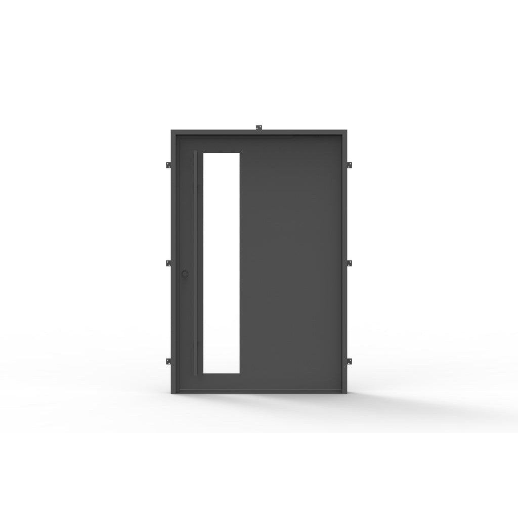 Shop Pivot Doors | Los Angeles Pivot w/ Pull Handle | Steel Pivot Doors ...